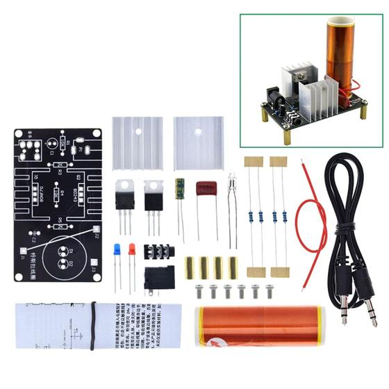 Kit para Montar: Mini Bobina de Tesla Musical 15V DIY - Casa da ...