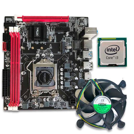 Kit PC Placa Mãe + Processador i3 + Cooler UPGRADE Desktop Computador ...