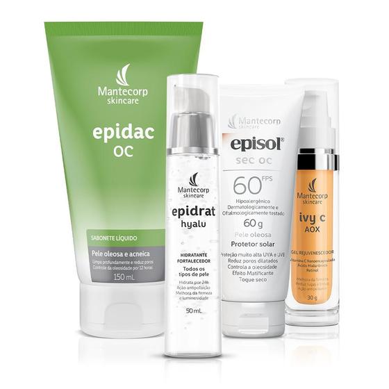 Kit Pele Acneica - Mantecorp Skincare - Antiacne Dermocosmético ...
