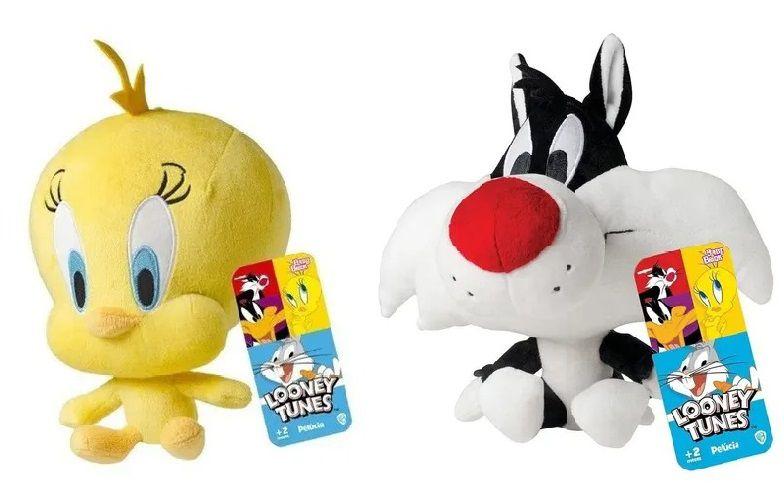 Kit Pelúcia Looney Tunes Tunes - Piupiu 23 cm e Frajola 26cm - Baby ...