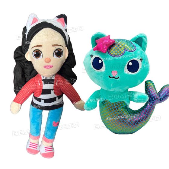 Kit Pelucia Sereiata e Boneca Gabby Casa Magica Da Gabby - BBACOMERCIO ...