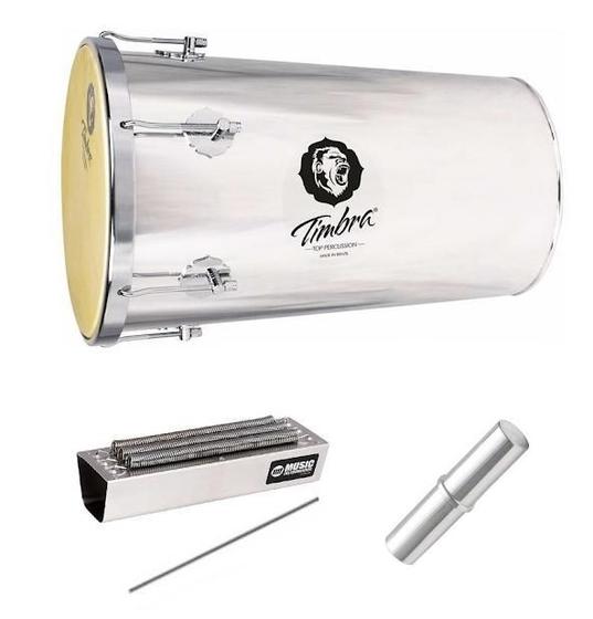 Kit Percussão Timbra & Music: Tan-Tam Timbra + Reco Music + - Pandeiro ...