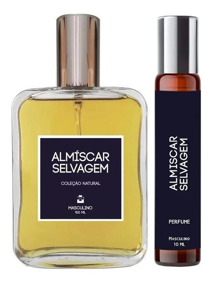 Kit Perfume Almíscar Selvagem 100Ml + Roll On 10Ml Masculino - Essência ...