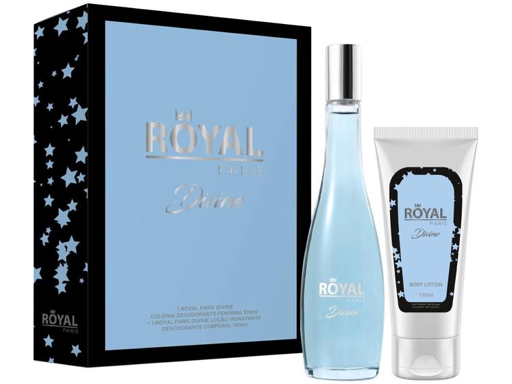Kit Perfume Royal Paris Divine Feminino - Eau de Cologne 100ml com ...
