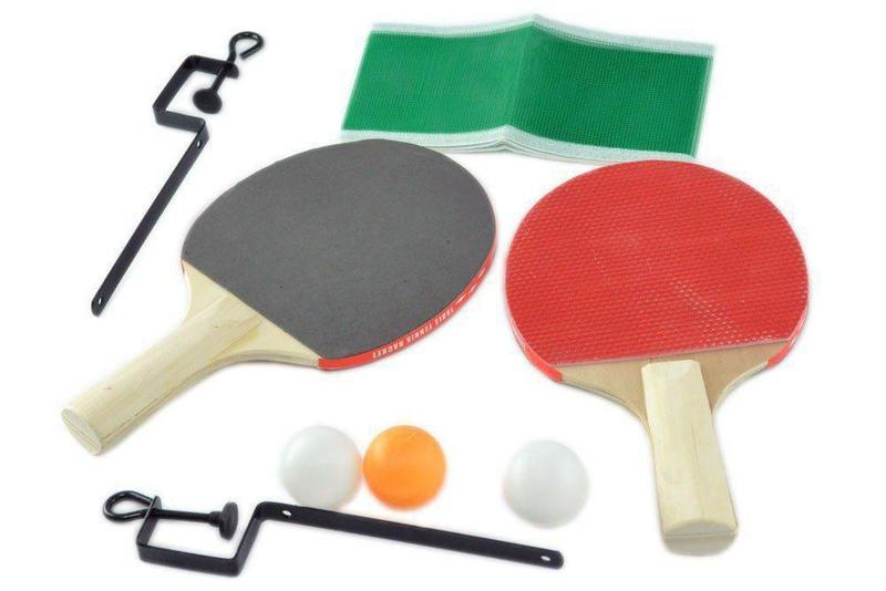 Kit Ping Pong Completo Com Raquete, Bolinhas, Suporte E Rede - BRASPORT ...