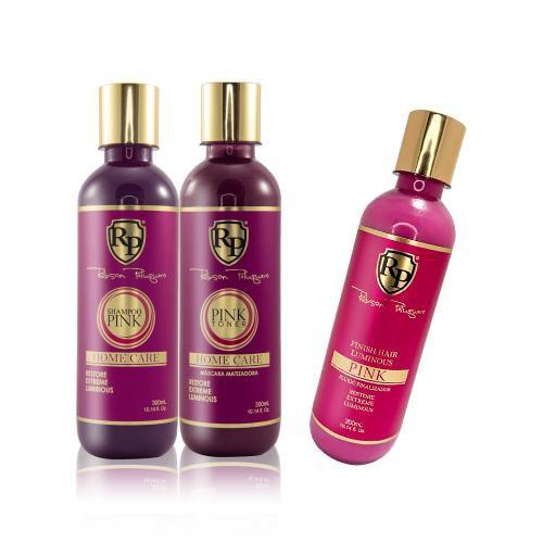 Kit Pink Restore Extreme Luminous + Finish Hair Luminous 300ml - Robson ...
