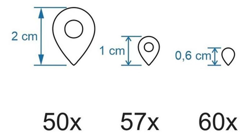 Kit Pins Para Mapa Mundi Decorativo Com 100 - TALHARTE - Quadro ...