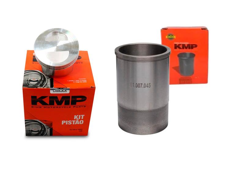 Kit Pistão 190cc KMP Taxado + Camisa CRF 230 - Pistão de Moto ...
