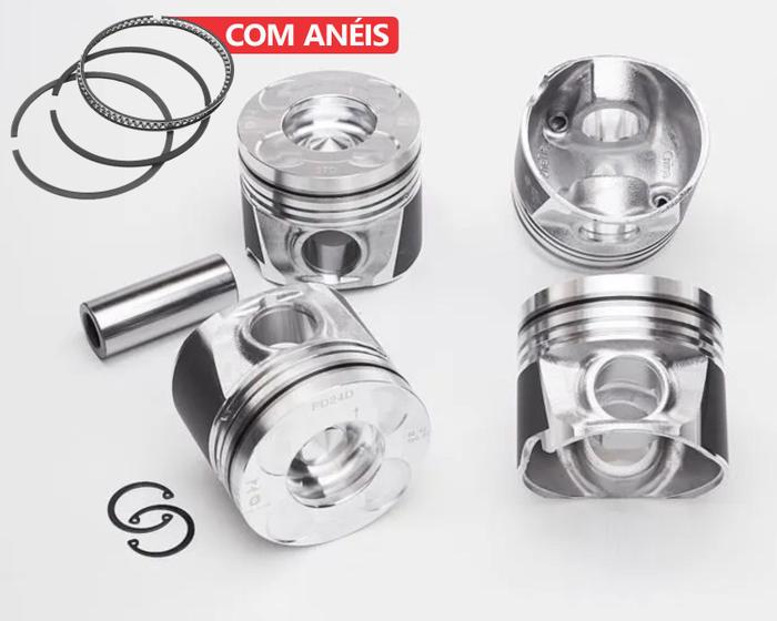 Kit Pistão Anel Std Nissan 2.5 16v Frontier - TAKAO - Pistão de Moto ...