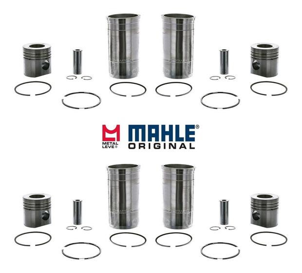 Kit Pistão Camisa Anéis Motor Mwm 229 Para 4 Cilindros Mahle - Cilindro ...