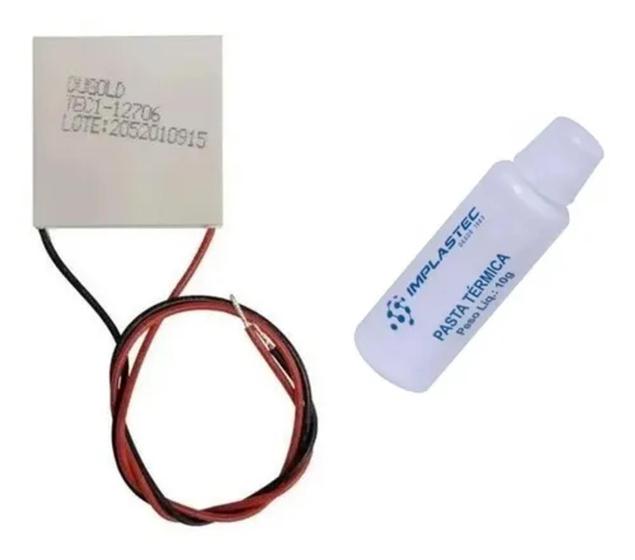 Kit Placa Peltier + Pasta Térmica Placa - Dugold e Implastec - Transfer ...