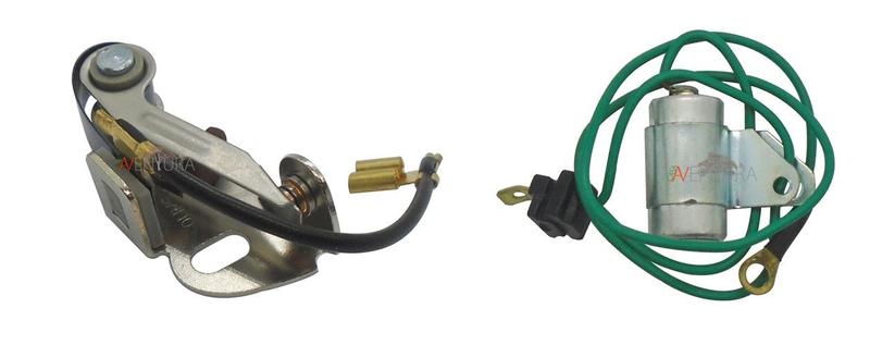 Kit platinado e condensador belina corcel f75 f100 jeep maverick rural ...