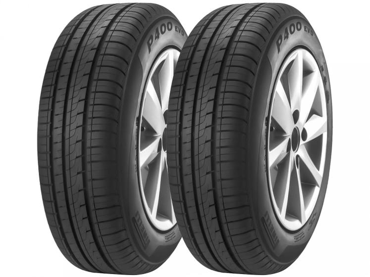 Kit Pneu Aro 14” Pirelli 185/60R14 82H P400 EVO - 2 Unidades - Pneu de Carro - Magazine Luiza