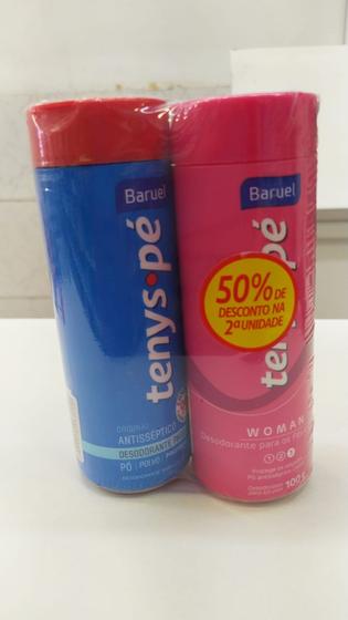 Kit pó para os pés original +woman Tenys pé. - F.S.F - Desodorante para ...