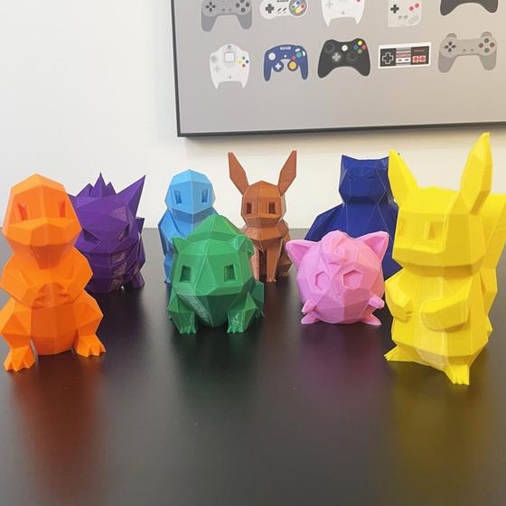 kit Pokémon decorativo. Pikachu, Squirtle, Bulbasaur, Charmander ...