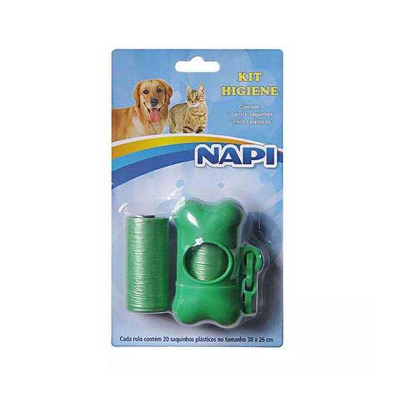 Kit Porta Saquinhos Cata Caca Napi 2 Rolos - Higiene Sanitária Cachorro ...