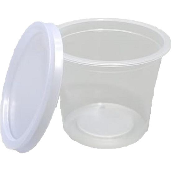 Kit Pote e Tampa de Plástico Redondo PP Liso 145ml PT 30 UN Copaza - Pote - Magazine Luiza