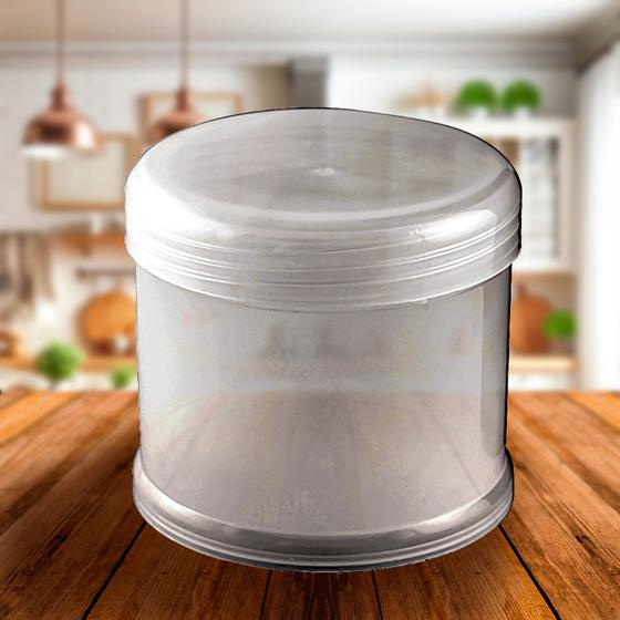 kit Pote Plástico para armazenar alimentos objetos e diversos 500ml B ...