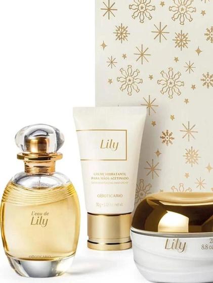 Kit presente leau de lily da boticário - Boticário - Kit de Perfume ...