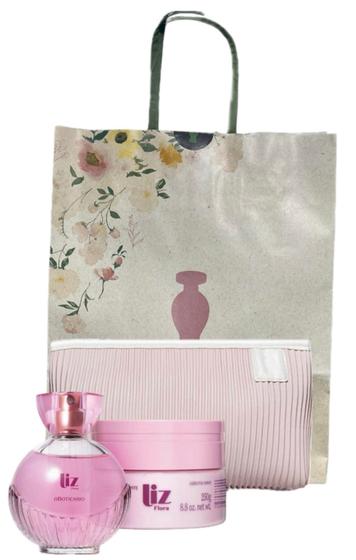 Kit Presente Liz Flora: Deo Colônia 100ml + Hidratante Desodorante 250g ...