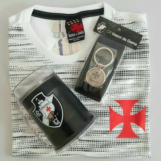 Kit Presente Vasco - Camisa / Caneca / Chaveiro Oficial - Vasco da Gama ...