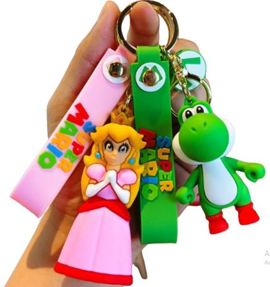 Kit Princesa Yoshi Chaveiro Coleção Super Mario Chave Carro - Peanuts ...