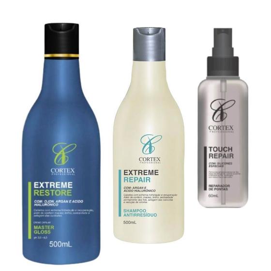 Kit Progressiva Profissional Ureia 500ml Para Todos os Tipos de Cabelos ...