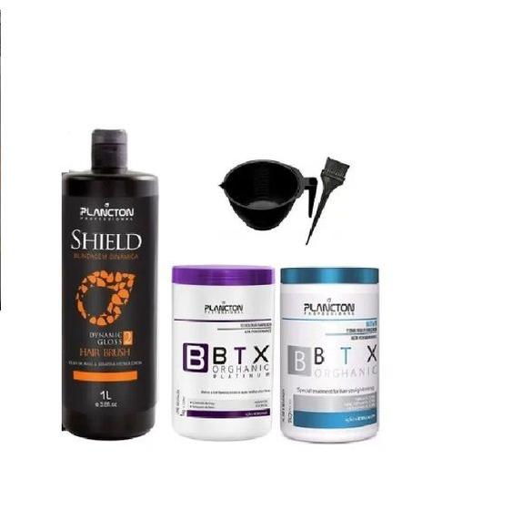 Kit Progressiva Shield + Botox Platinum E Orghanic Plancton ...