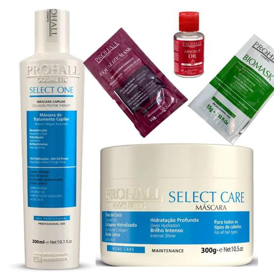 kit prohall select one progressiva +pos quimica select care - Kit de ...