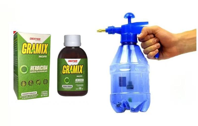 Kit Pulverizador De Pressão 1,8 Litros + Gra-Mix 100Ml - Maf Shop ...