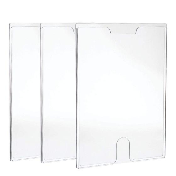 Kit Quadro de Aviso A4 Waleu Display de Parede Acrílico C/3 - Quadro de ...