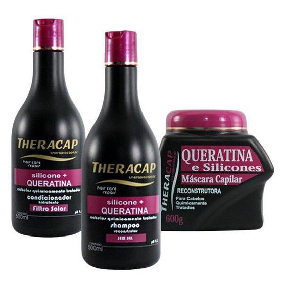 Kit Queratina Theracap - Kit de Tratamento para Cabelos - Magazine Luiza