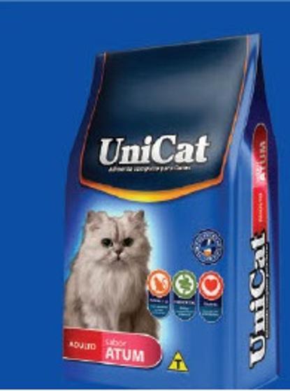 Kit Ração para Gatos Unicat Atum 10,1 kg e 15 Ração úmida Golden ...