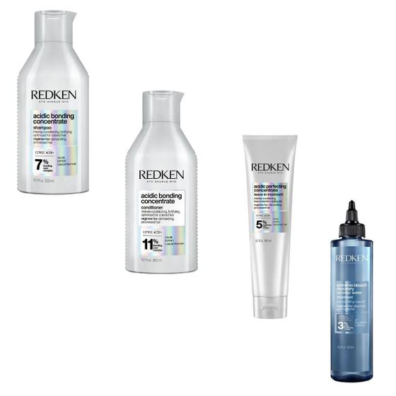 Kit Redken Cuidados para Cabelos Descoloridos - Reconstrução e Proteção ...