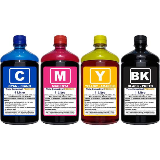 Kit Refil Tinta Para Impressoras L3150 L3250 L3210 L3110 L5190 ...