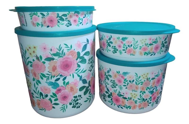 Kit Refri Line Aquarela 4 Peças Completo Tupperware - Pote - Magazine Luiza