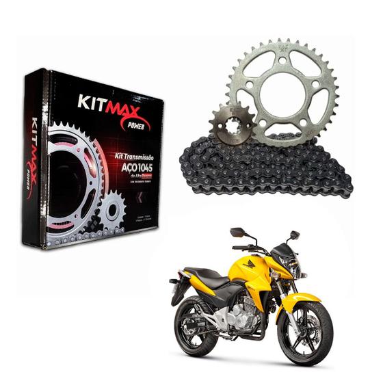 Kit Relação Esportiva Com Retentor Cb 300 Aço 1045 Max - Cairu - Kit ...