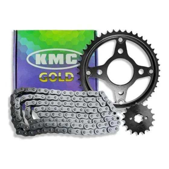 Kit Relação Transmissão 150/ Titan/fan 2004 a 2015 Kmc Gold - Kit ...