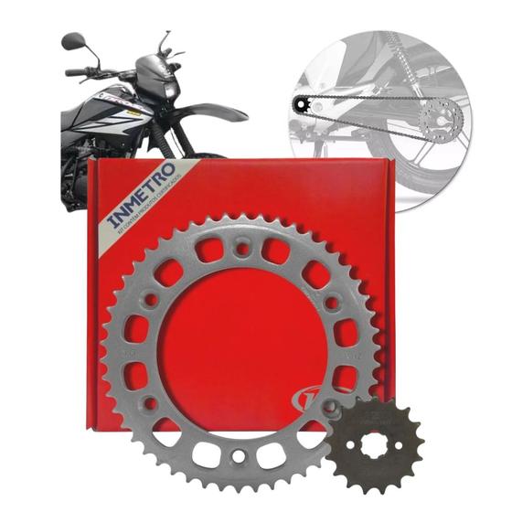 Kit Relação Transmissão Moto Honda Nxr 150 Bros 05 a 08 Vaz - Kit ...