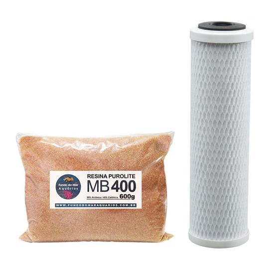 Kit Resina Mista Mb400 600g + Carvão Block 9.3/4 - FDMA Filtros ...