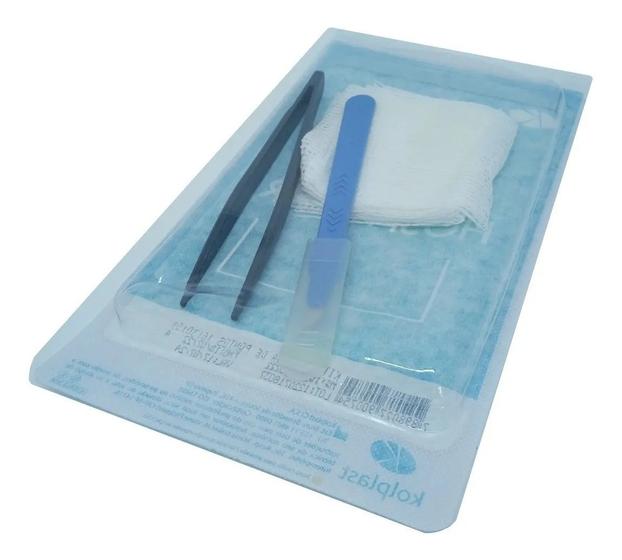 Kit Retirada De Pontos Estéril Kolplast - Linha Hospitalar - Curativo ...