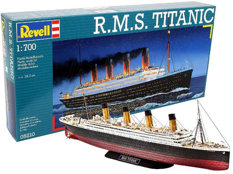 Kit Revell 05210 Para Montar Rms Titanic Edição Centenário - Brinquedos ...