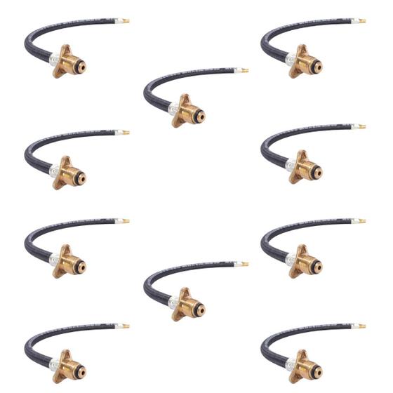 Kit revenda 10un Mangueira Mangote Flexível 50cm Botija P45 - SRV Gás ...