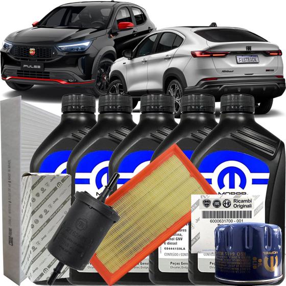 Kit Revisão Troca De Oleo 0w30 Mopar Completo Fiat Fastback Pulse ...