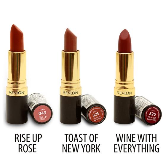 KIT REVLON BATONS SUPER LUSTROUS LIPSTICK - CORES 049, 325 e 525 ...