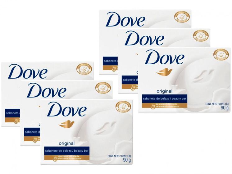 Kit Sabonete Dove Original 6 Unidades 90g Cada - Sabonete - Magazine Luiza