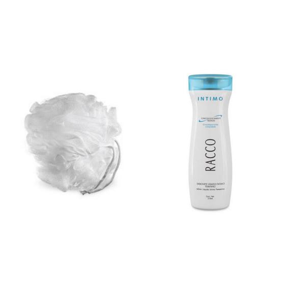 Kit Sabonete Racco Intimo Feminino e Esponja de Banho - Sabonete Íntimo ...