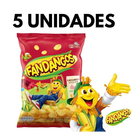 Kit Salgadinho Fandangos Presunto 37g com 5 unidades - Elma Chips - Fandangos - Magazine Luiza