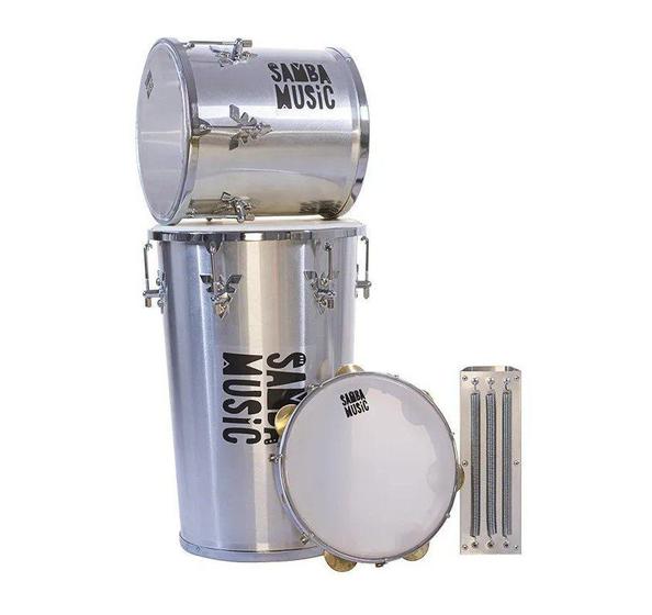 Kit Samba Prata - SAMBA MUSIC 4 Instrumentos - Música e Shows de Samba ...