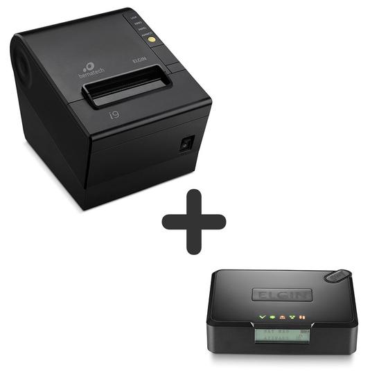 Kit SAT Elgin Smart e Impressora Elgin i9 Full (Ethernet, USB e Serial ...
